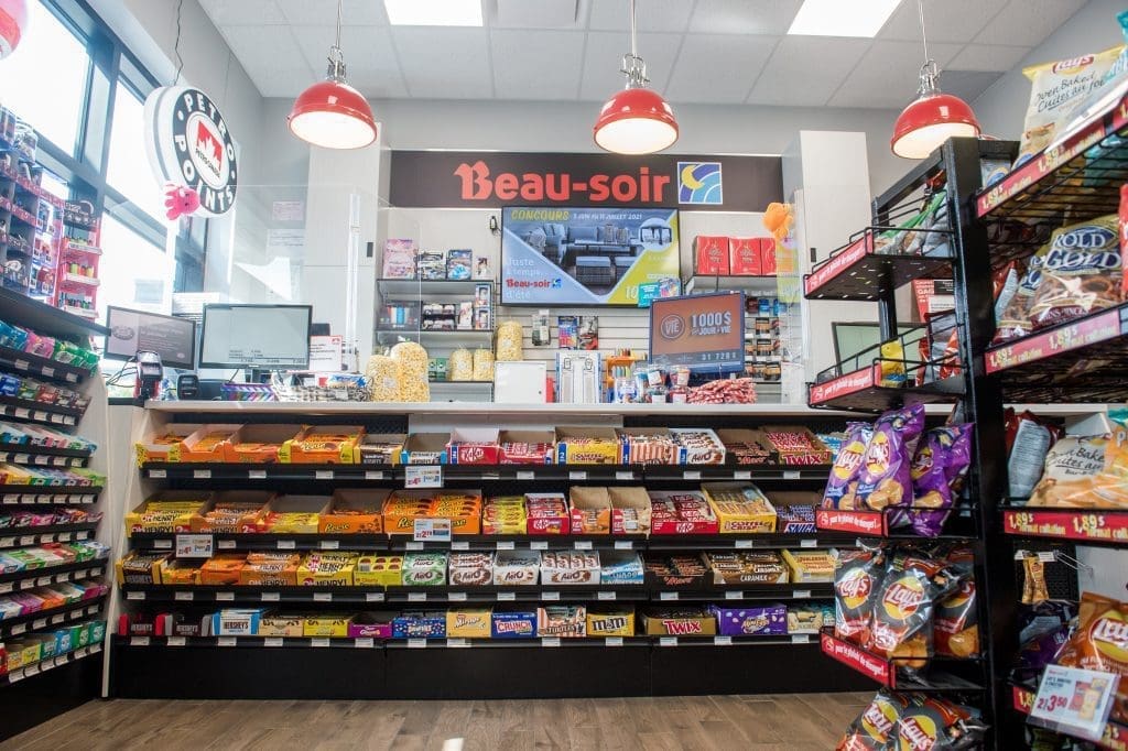 Comptoirs avec tablettes en métal | Etalex